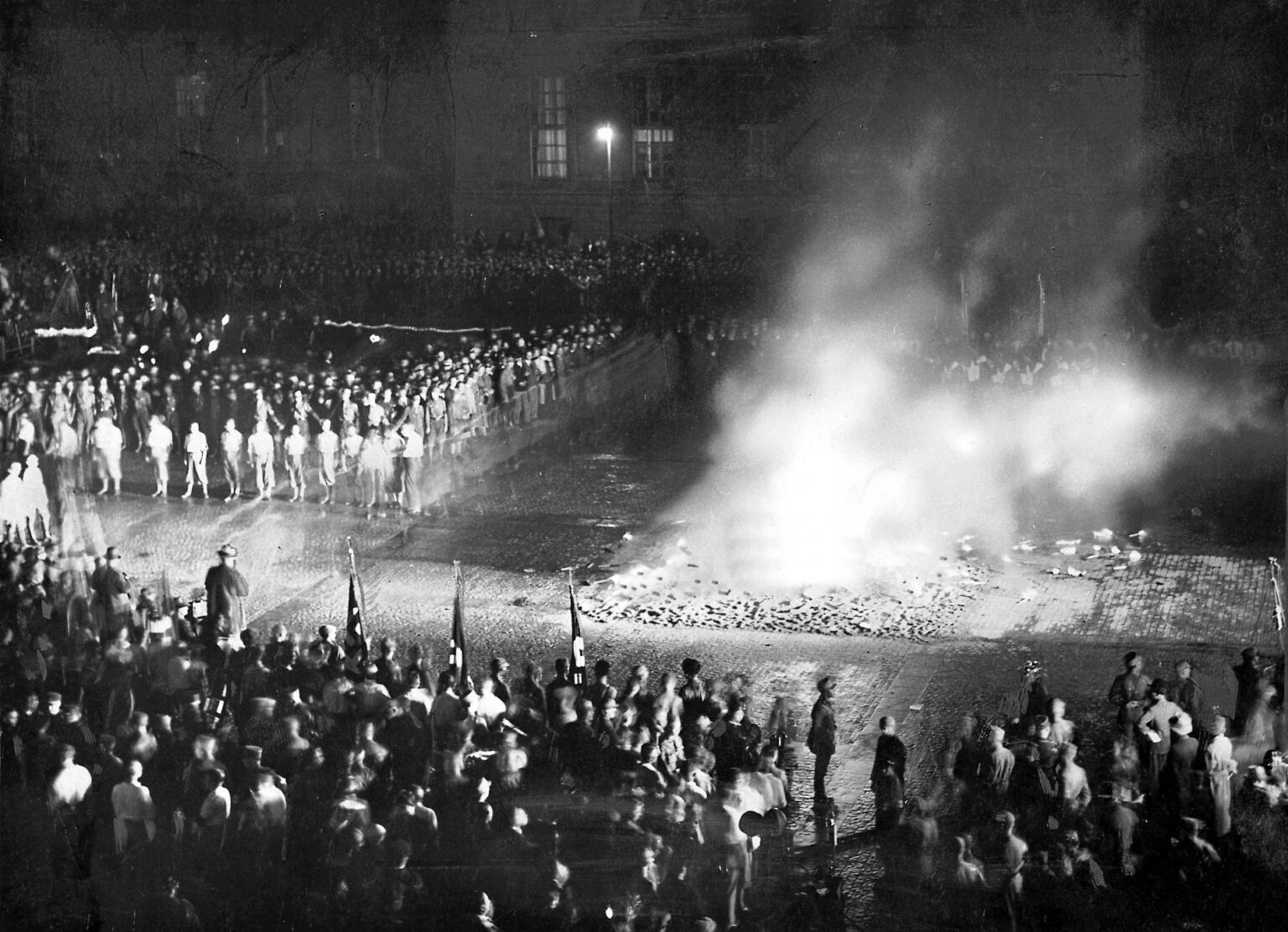 National-Socialist Book Burning • CODOH
